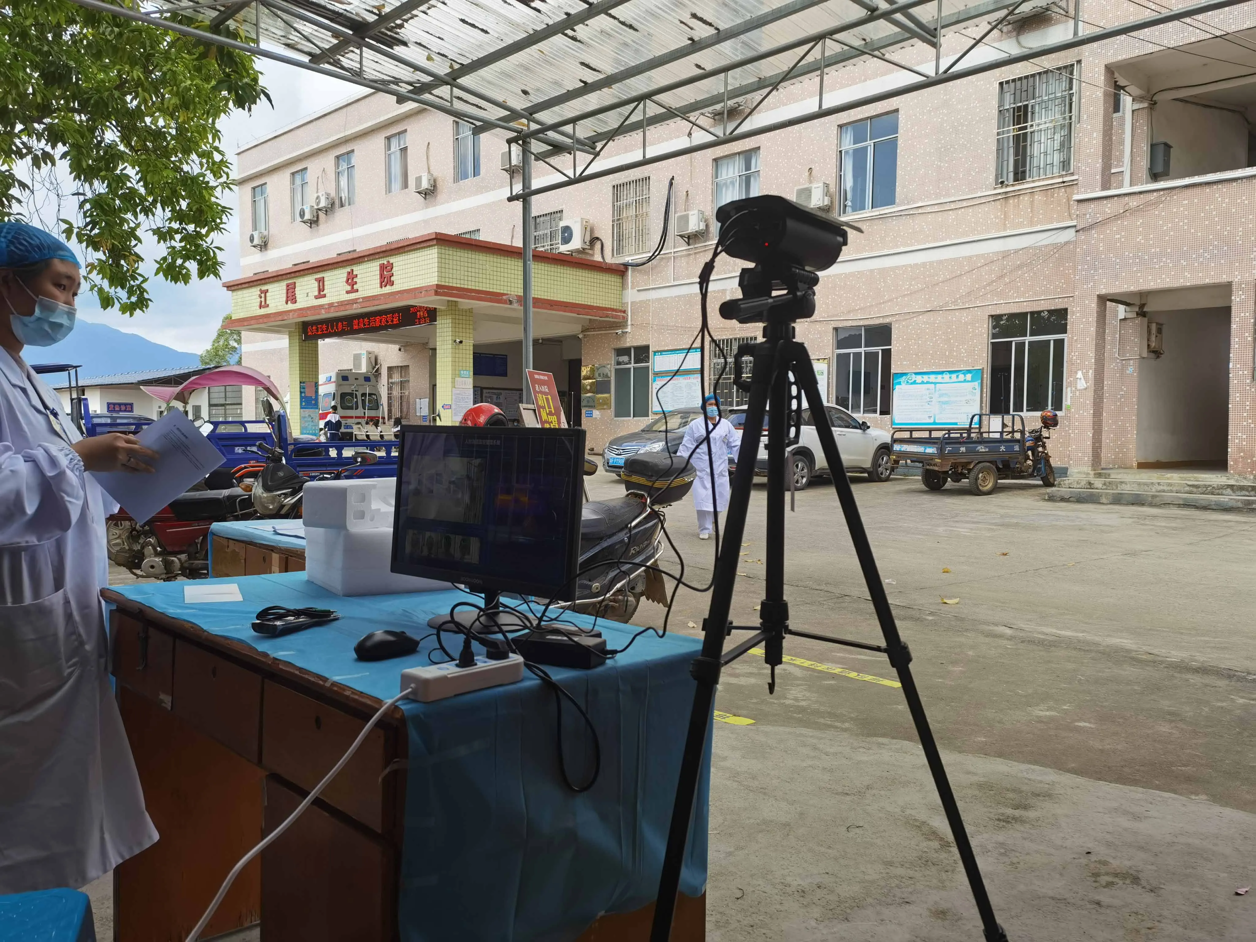 Cctv Cameras Flir Mobotix Mini Military Temperature Non-contact Body ...