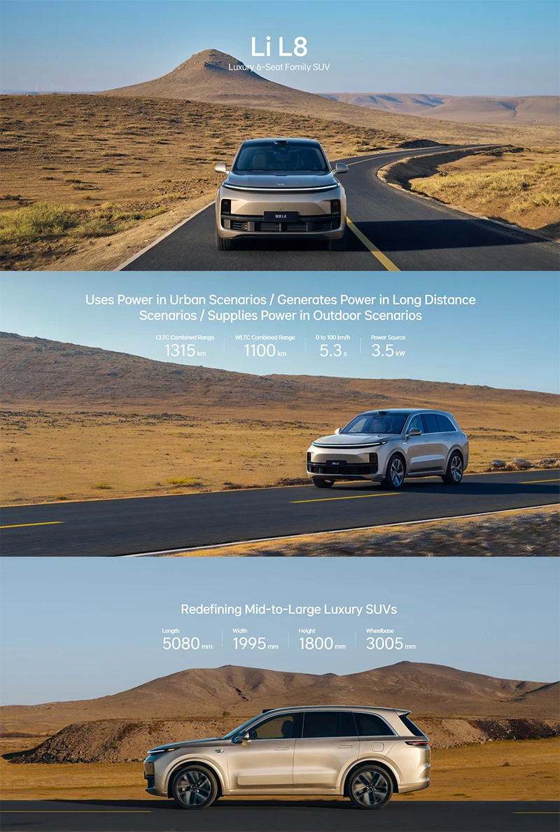 2023 Ideal Lixiang L8 New Car Suv Li Auto L7 L8 L9 New Energy Vehicle Lixiang L7 Pro Max - Buy ...