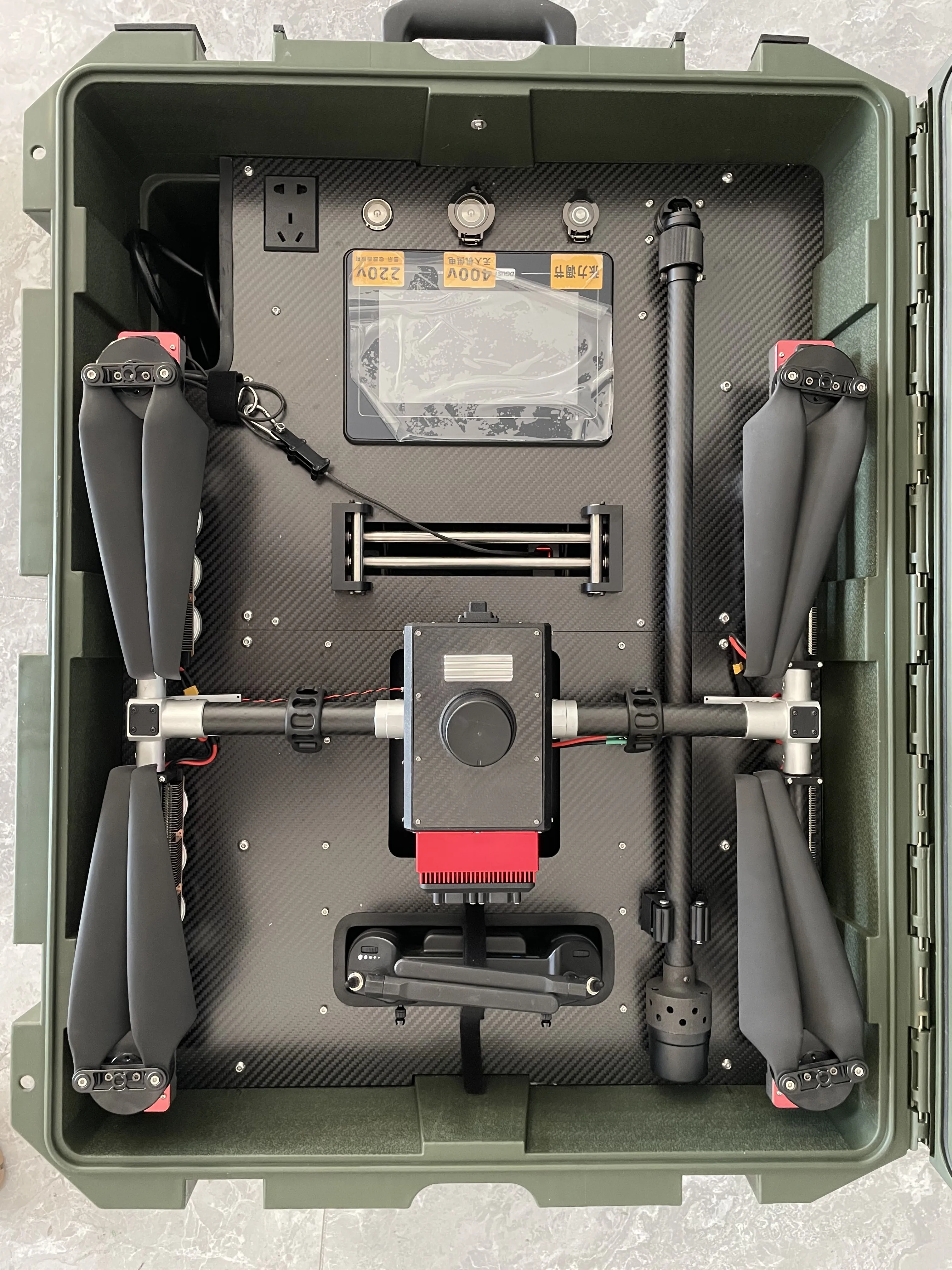 Ground Power Supply System For Tethered Drones Adapted To Various Types ...