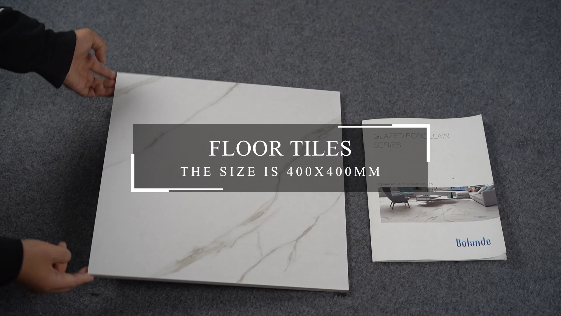 40x40 White Marble Ceramic Anti-slip Porcelain Tiles For Bathroom Floor ...