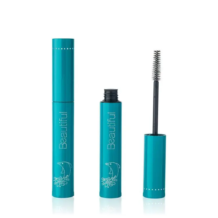 8ml 10ml 12ml Empty Ice Blue Diamonds Decorated Metal/aluminum Mascara ...