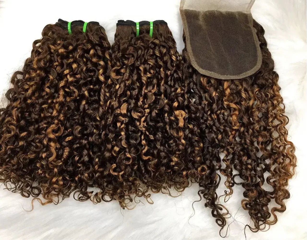 Super Double Drawn Pixie Curly Human Hair Bundle Cambodian Funmi ...