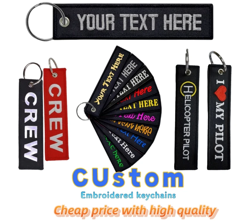 Custom A320 Airplane Airbus Aircraft Embroidery Keyring for Promotion ...