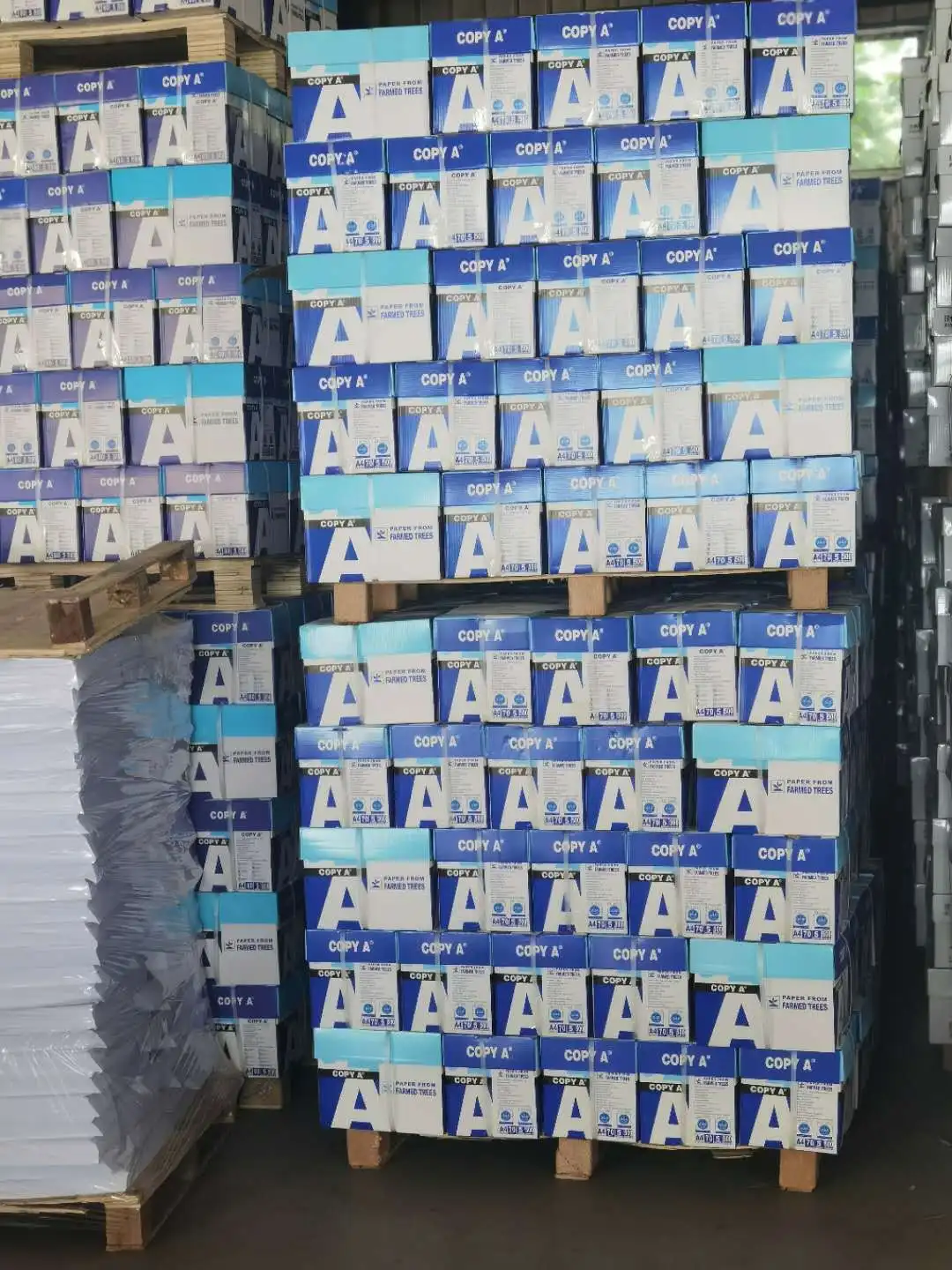 Stationary A4 Paper China Produces Copy Paper 80gms High Quality Double ...