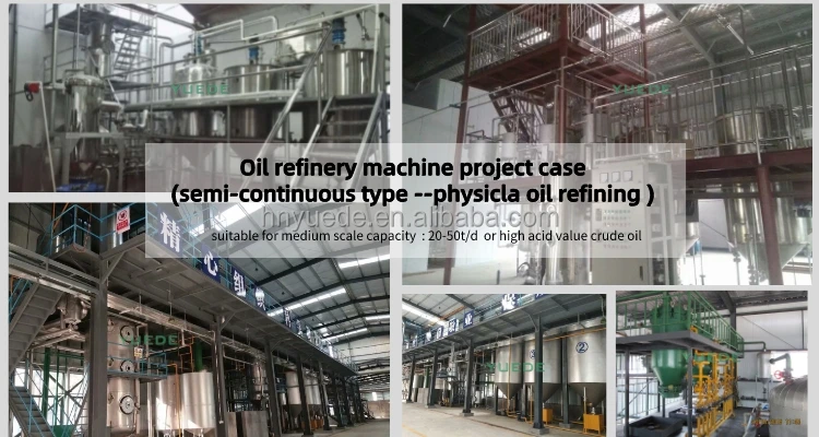 Physical 5ton 10ton Rbd Palm Olein Oil Refining Machine Crude Palm Oil ...