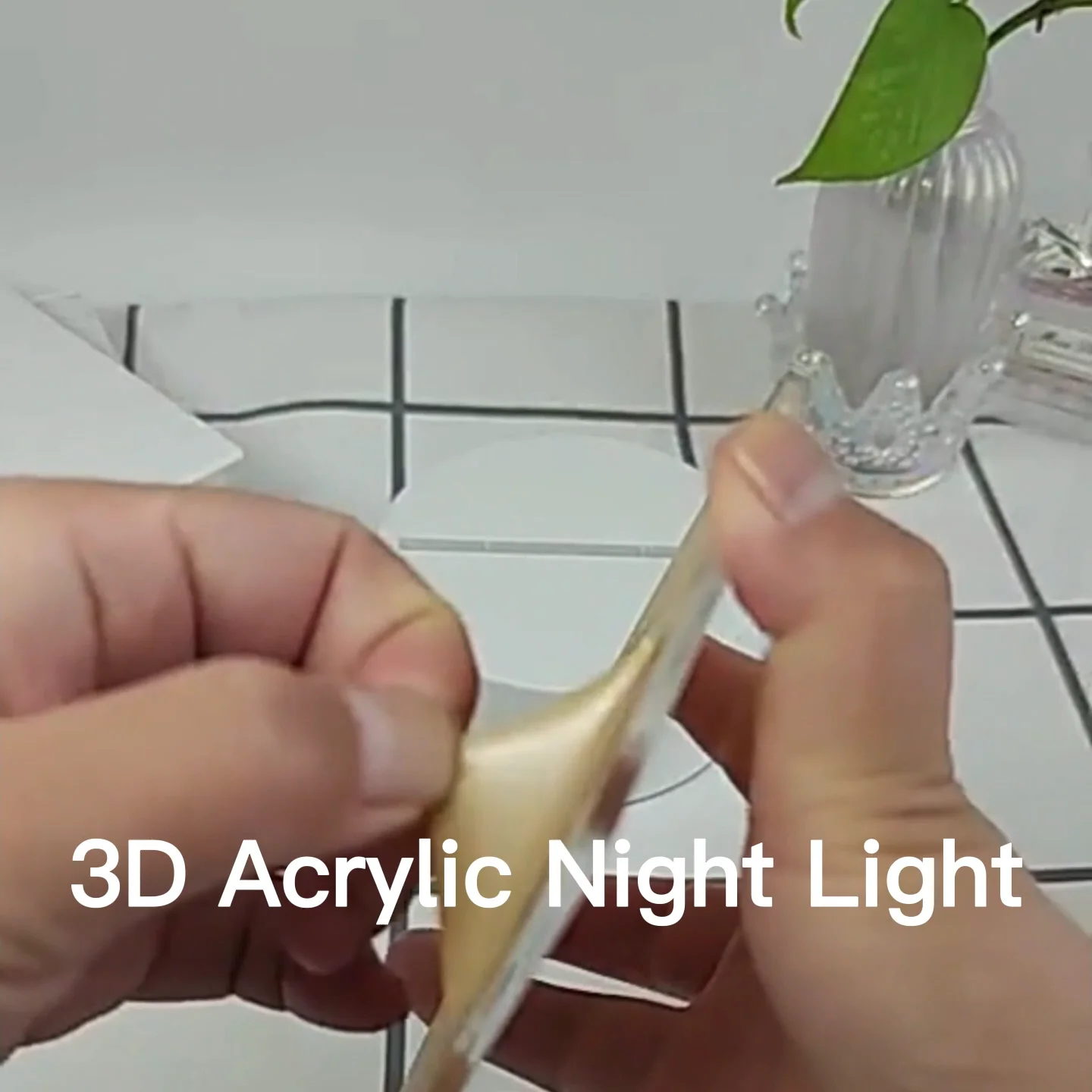 Hot Selling Customized Creative Diy Multi Color 3d Acrylic Led Night ...