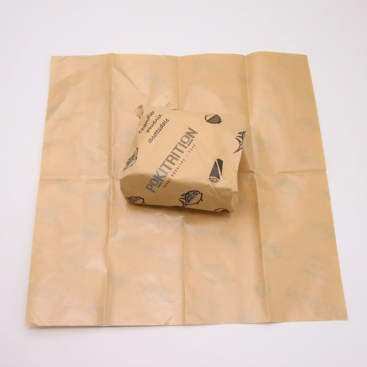 Xiefa Printable Laminated Eco Brown Healthy Food Deli Wrapping Paper ...