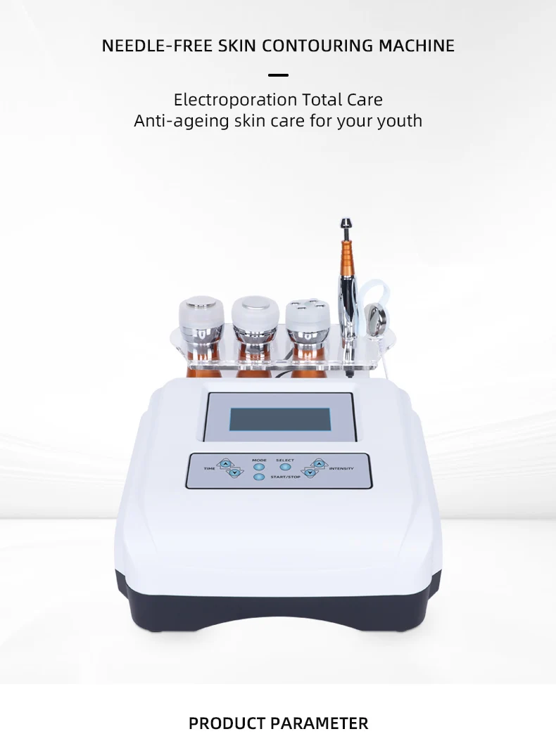 Electroporation Mesotherapy Machine Microcurrent Facial Toning Device ...