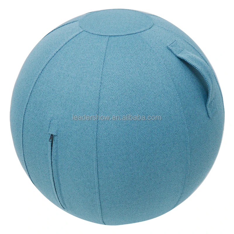 Premium Quality Scratch-resistant Linen 65cm Balance Fitness Yoga Ball ...