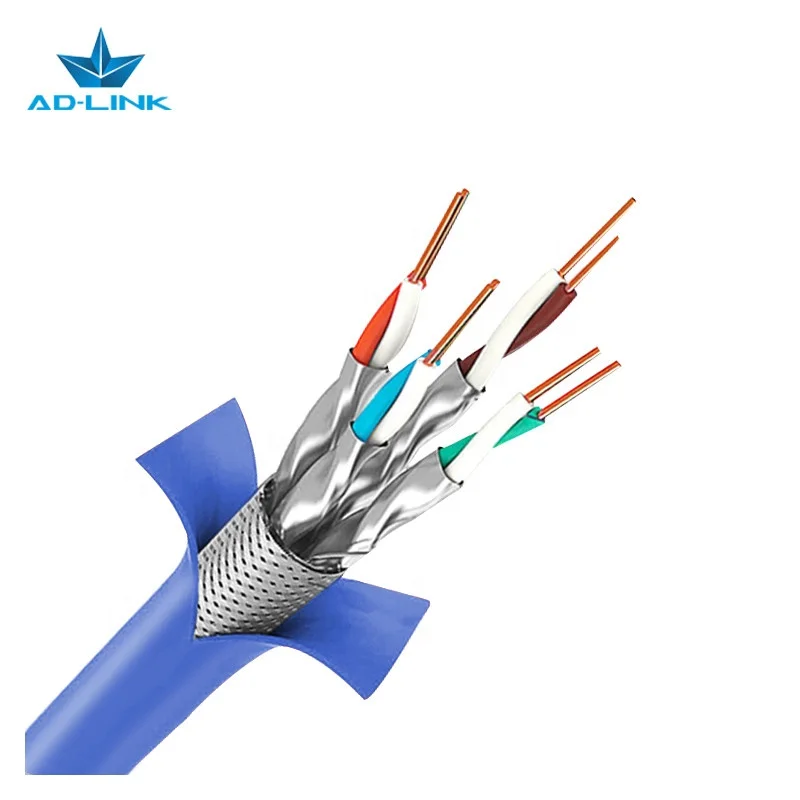 High Pure Copper Sftp 24awg Cat7 Lan Network Shielded Ethernet Cable ...