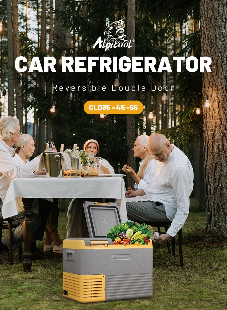 Alpicool Cld45 Portable 12v 24v Dc Dc Compressor Car Fridge Freezer ...