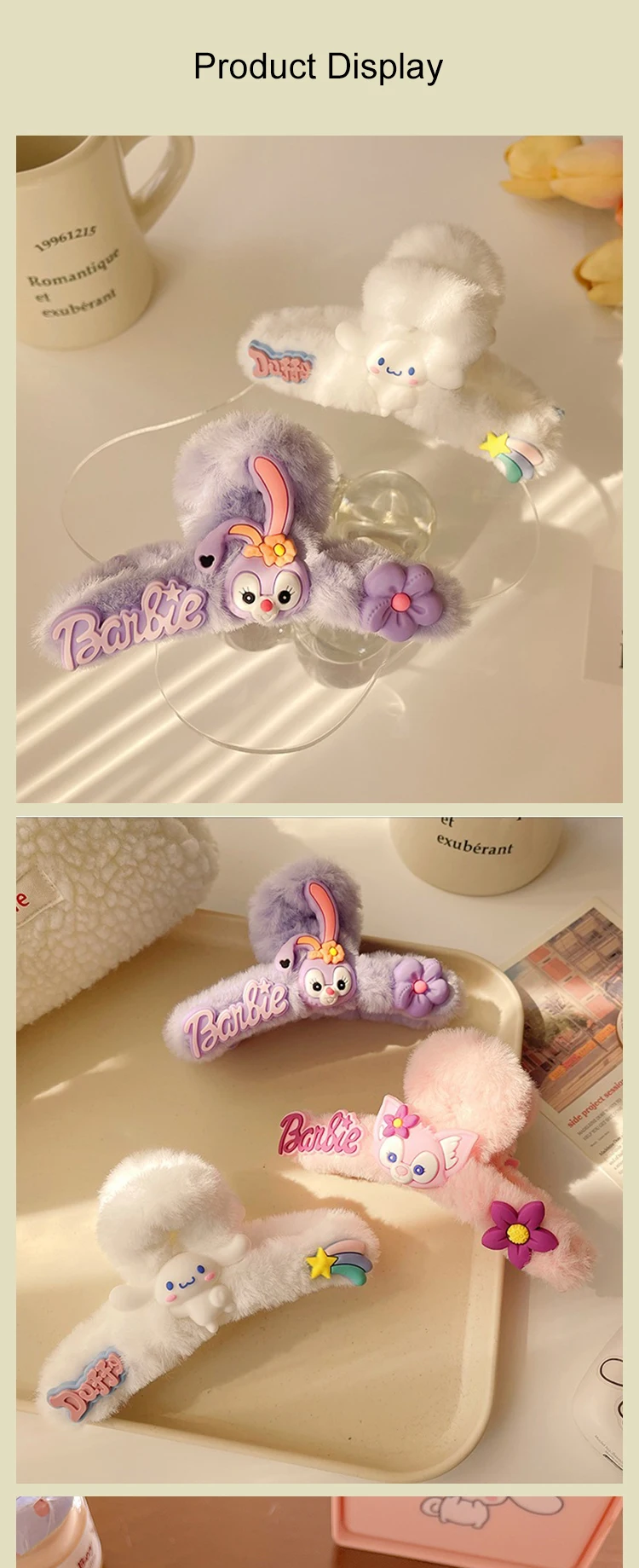 Jojo Fashion Cute Lovely Cartoon Linabelle Stellalou Kulomi Kids Girls ...