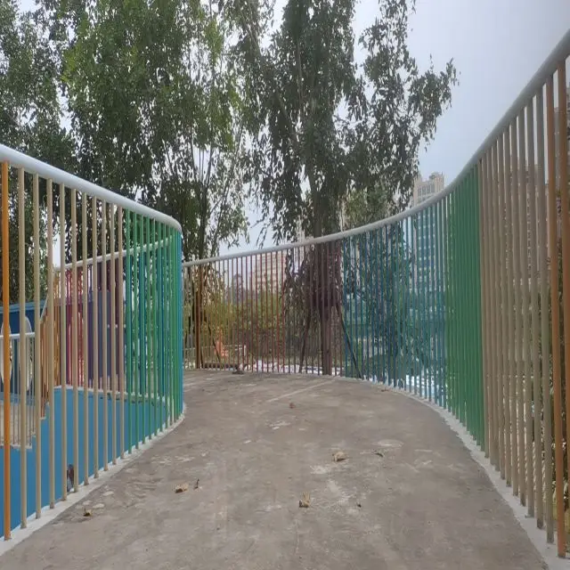 Factory Customized Outdoor Stair Rail Playground Colorful Railings ...