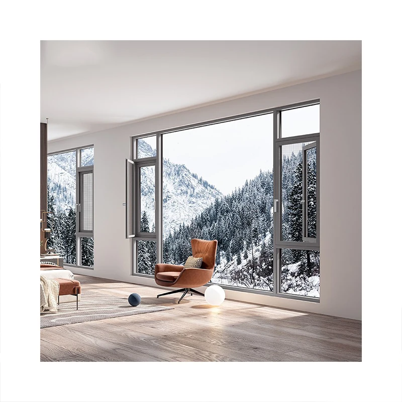 Simple Design Aluminum Sliding Window Insulated Residential House ...