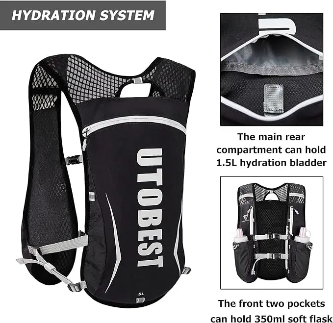 Men And Women Marathon Cross Country Running Sports Backpack Water ...