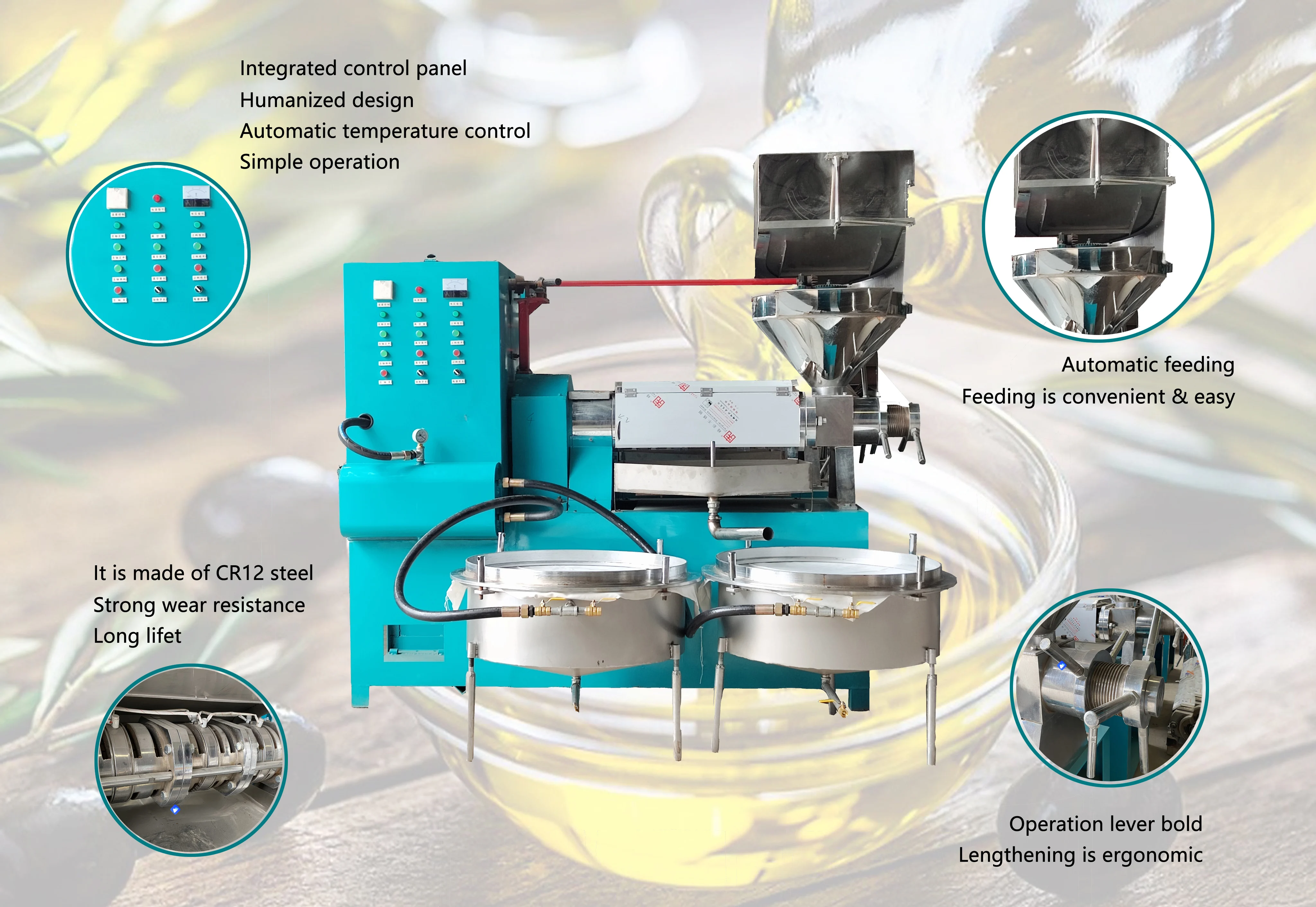 Sunflower Oil Pressers Sunflower Cooking Oil Press Machine Coconut Oil ...