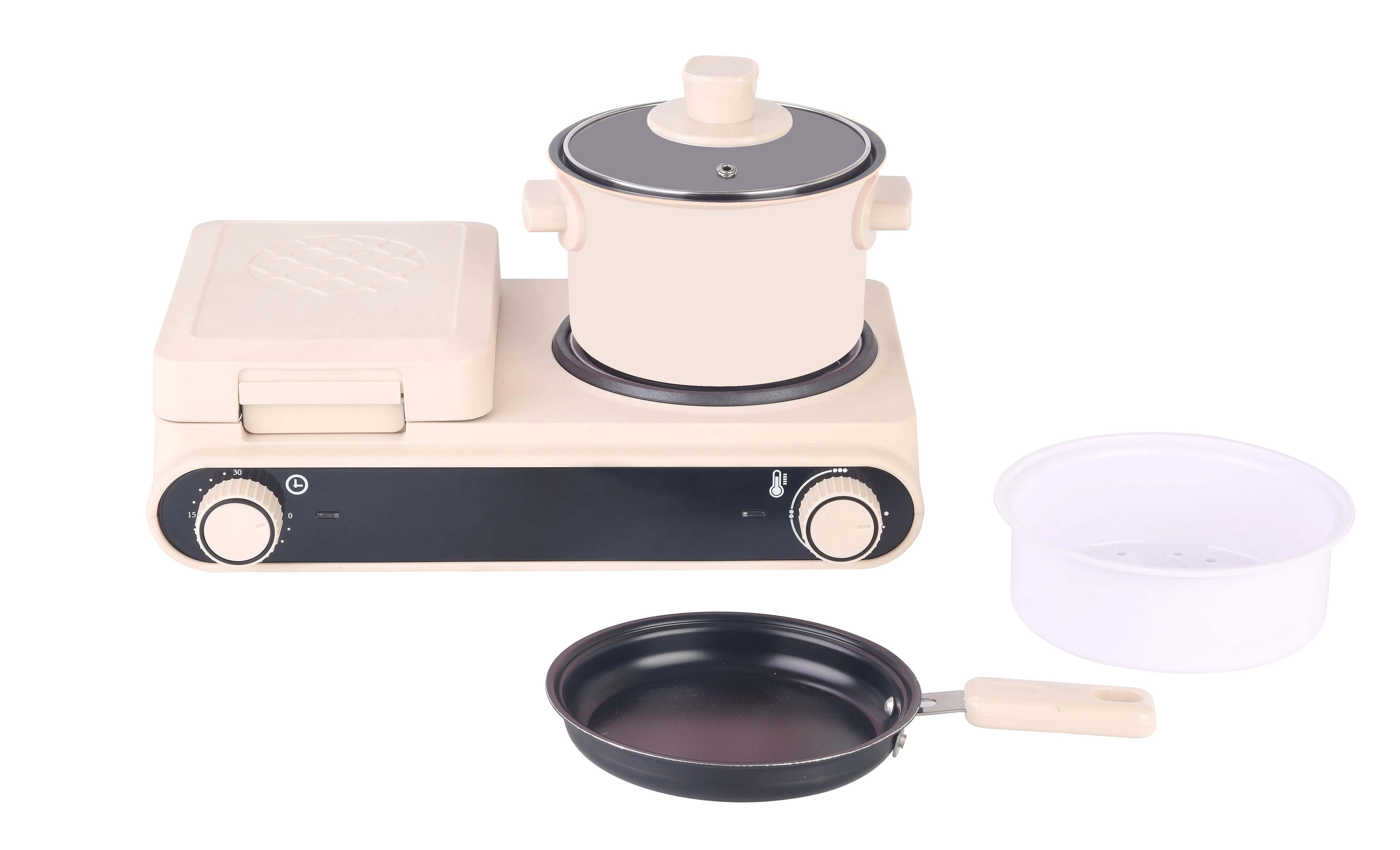 Electric Breakfast Multi Functional Sandwich Maker Pan Toast Grill Eggs ...