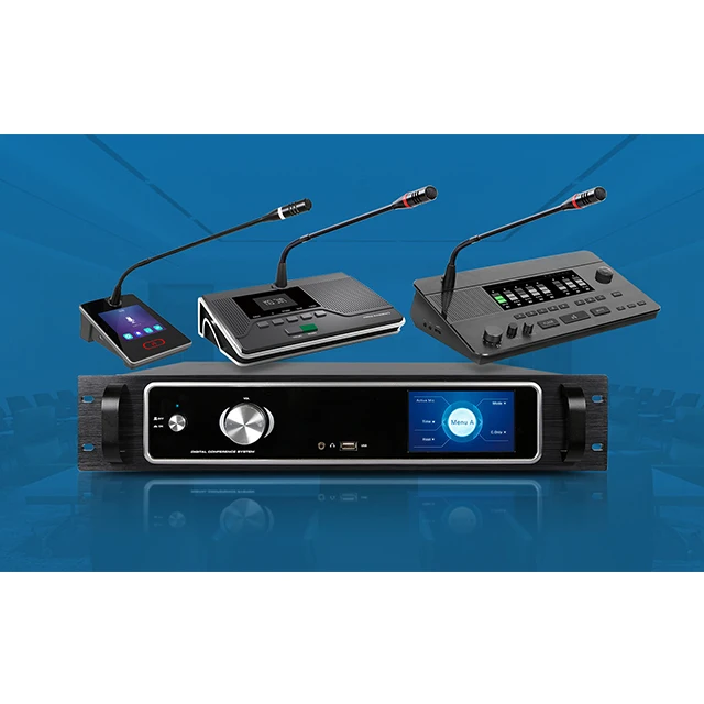 Wireless Simultaneous Interpretation Conference System Host Language Translator Equipment ...