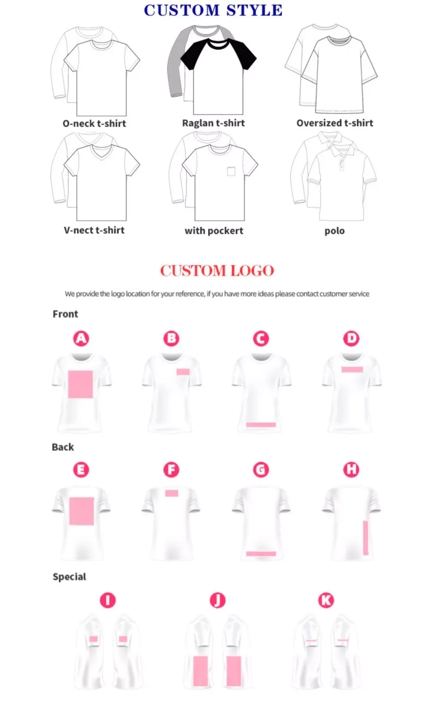 Custom Embroidered Contrast Chest Logo Classic Fit Men's Solid Deck ...