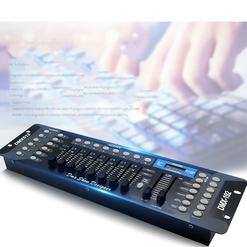 192 Console Pro Stage Lighting Mixer DMX 512 Controller DJ Disco Party ...