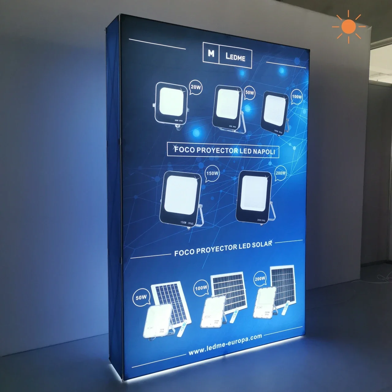Tool Free Foldable 10x10 Trade Show Booth - Quick Build
