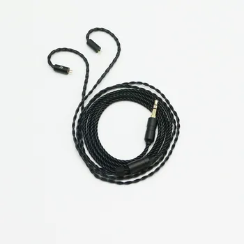 3.5mm Gold-plated Plug Black Twisted Headphone Extension Cable Suitable ...