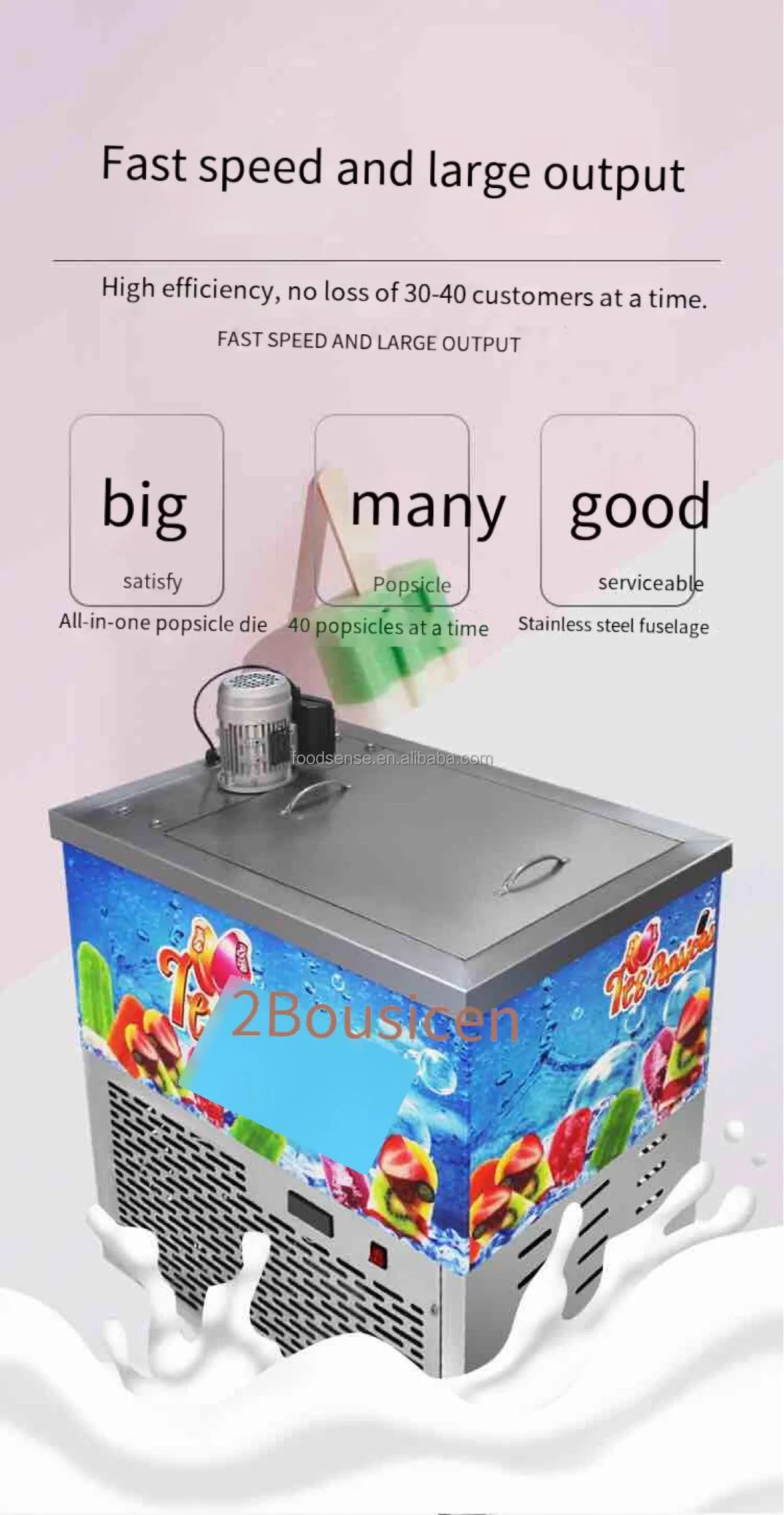 Popsicle Freezing Machine - High-Accuracy Ice Cream Maker