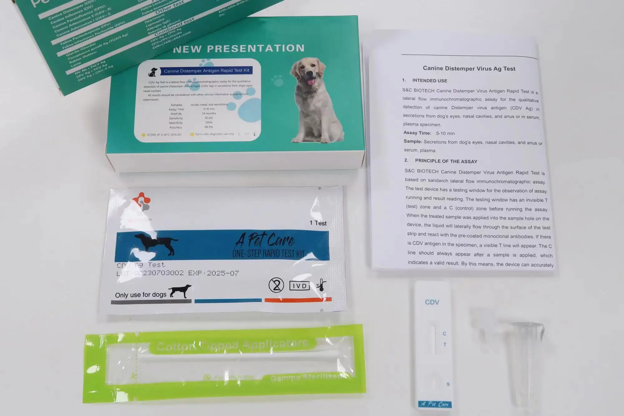 Veterinary Rapid Test Kit Canine Hepatitis Test Veterinary Ich Dog ...