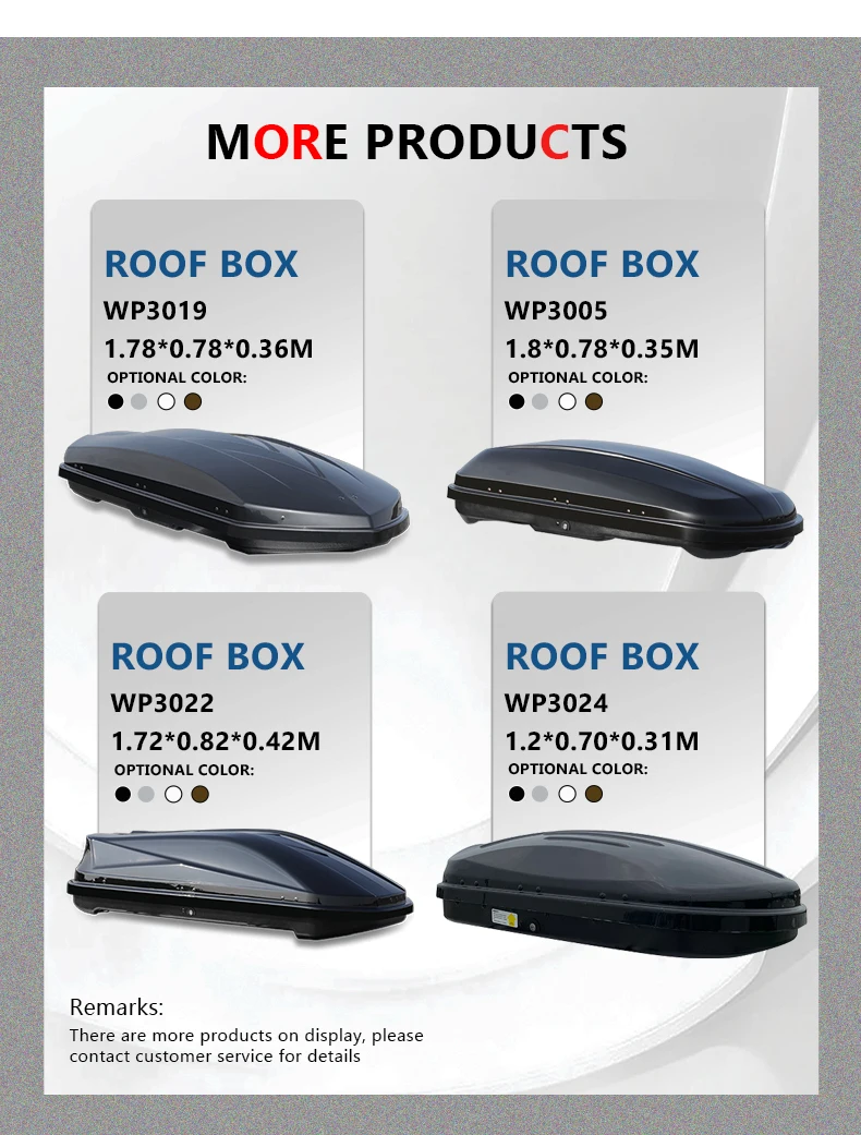 Universal Waterproof Truck Roof Rack Suv Roof Box Abs Travel Luggage ...