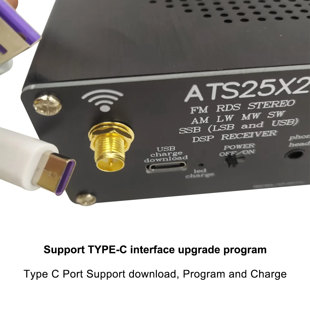 ATS-25X2 FM RDS APPネットワークWIFI設定スペクトルスキャンDSP受信機アップグレードを備えた全帯域ラジオATS-25 ATS-25X1| Alibaba.com