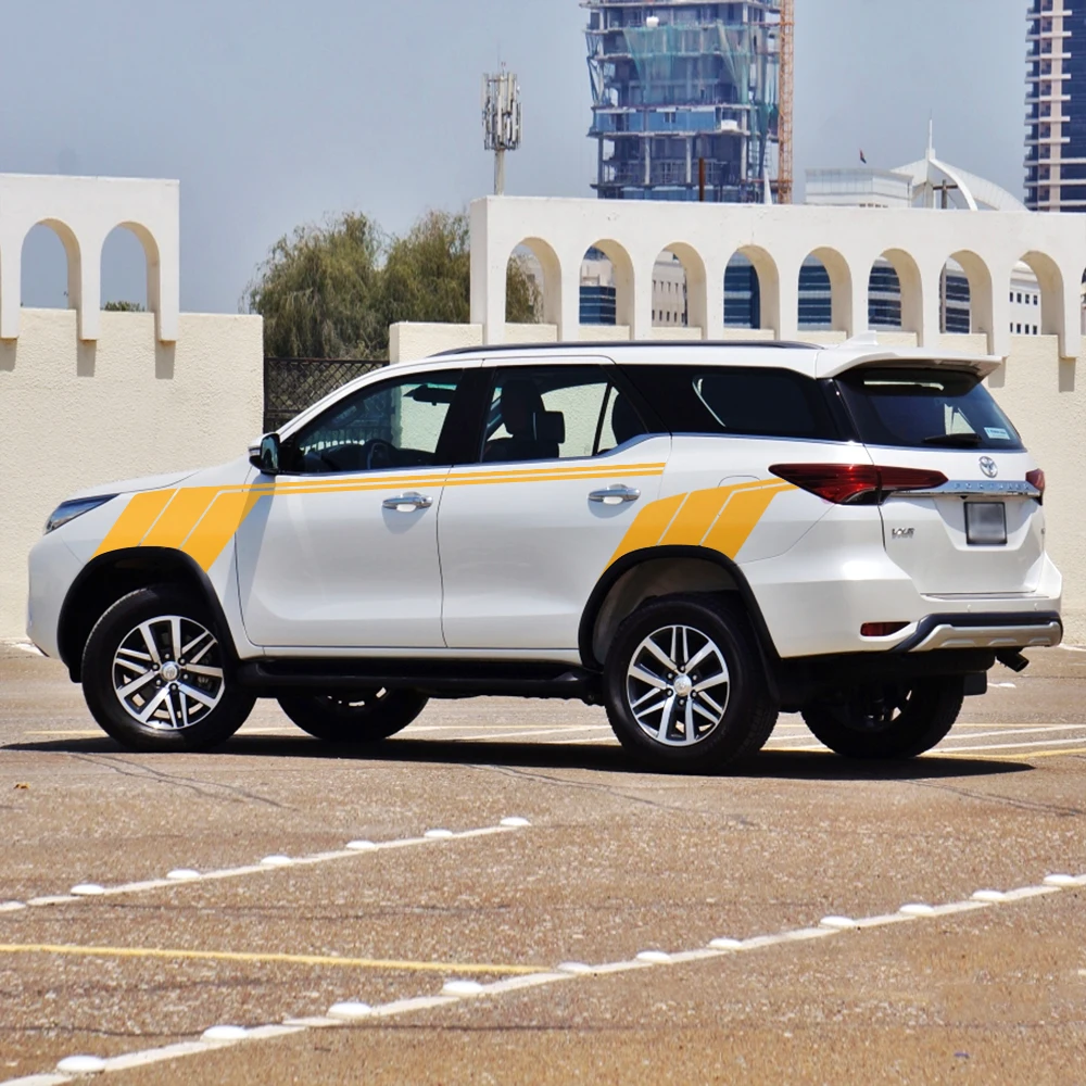 Alibaba.com: YCSUNZ Car Stickers for Fortuner 2015-2019, side door ...