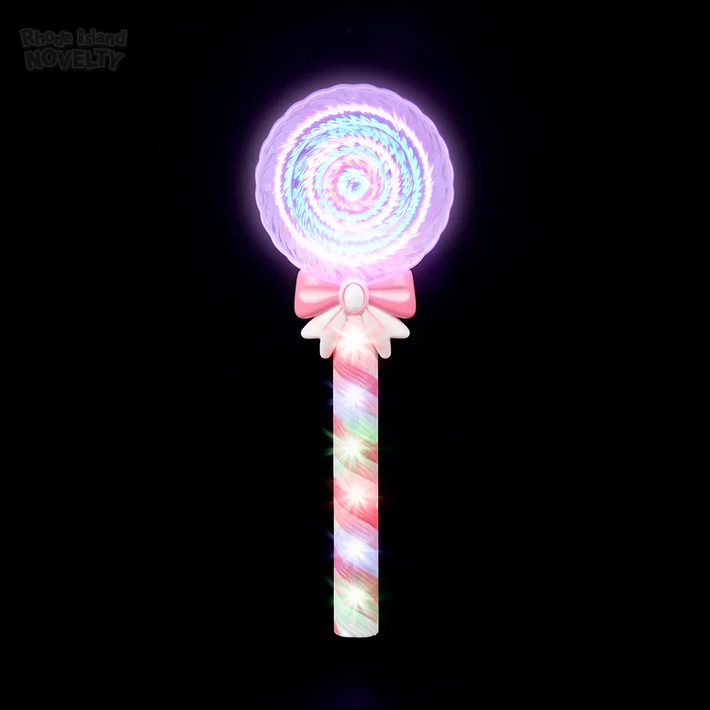 Led Plastic Candy Magic Wand - Kid Toys Light up Princess Wand