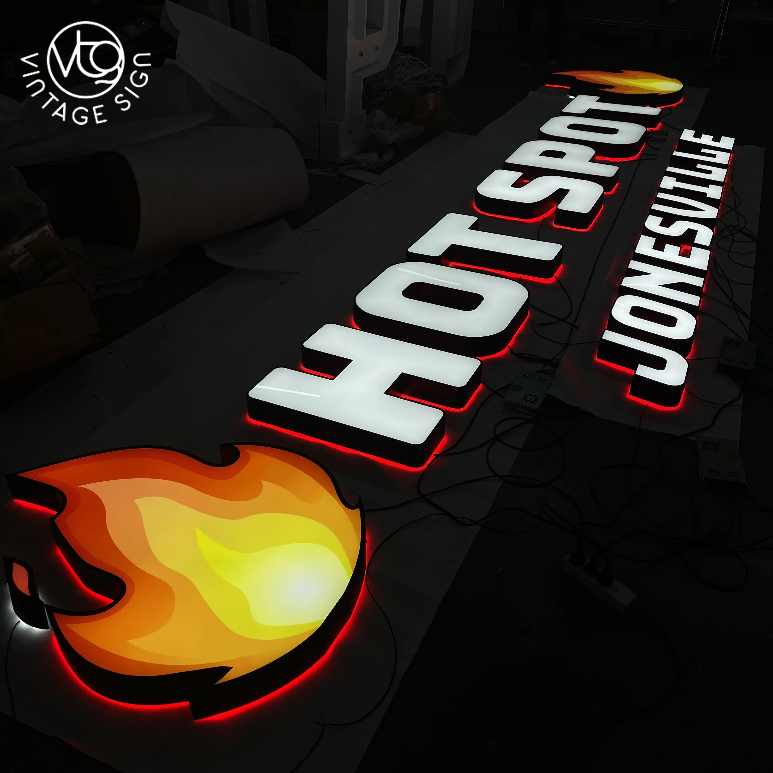 Signage Frame Channel Letter Frontlit Signs3d Light Up Signbig Letters ...