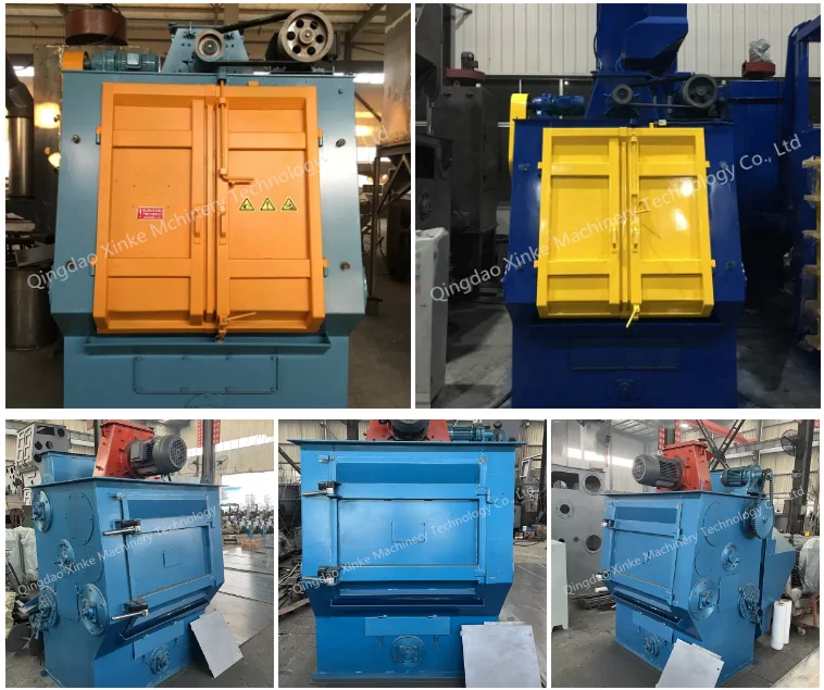 Ce Steel Surface Cleaning Machine Crawler Type Abrator With Loading And Unloading Device ...