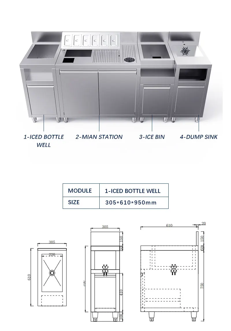 Professional Manufacturers Cocktail Station Customization Nightclub ...