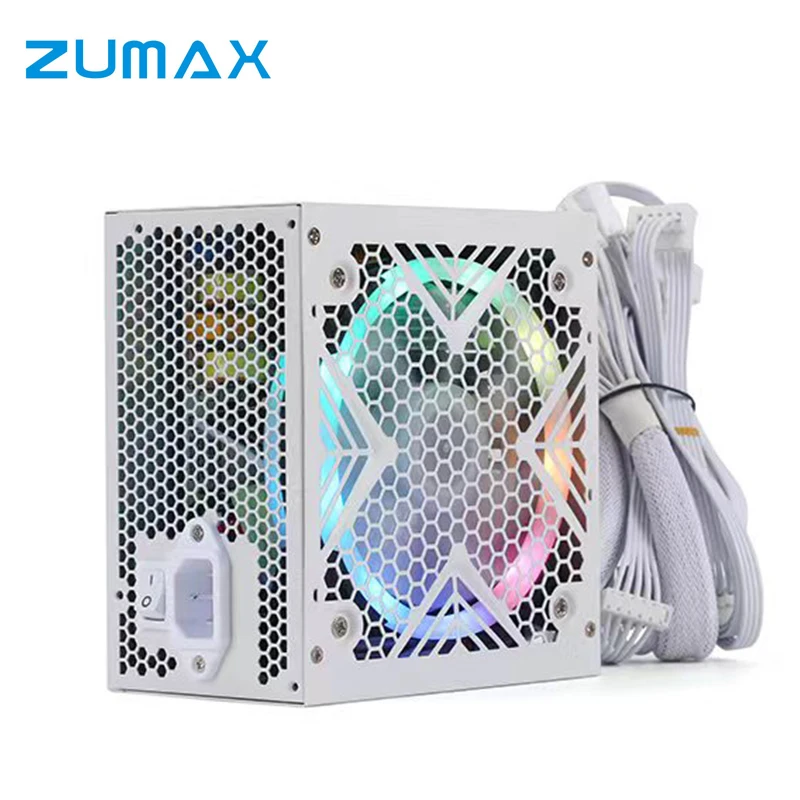 Zumax Oem 550w Power Supply Apfc 80 Plus Bronze Power Supply For Gaming Pc Atx Computer ...