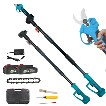 Adjustable Extension Long Pole Cordless Pruner Blade Pruning Shears ...
