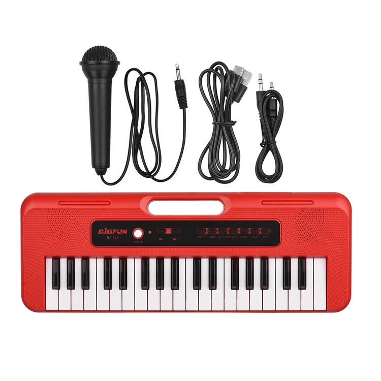Piano Keyboard Portable 37 Key Keyboard Piano - Mini Keytar Education ...