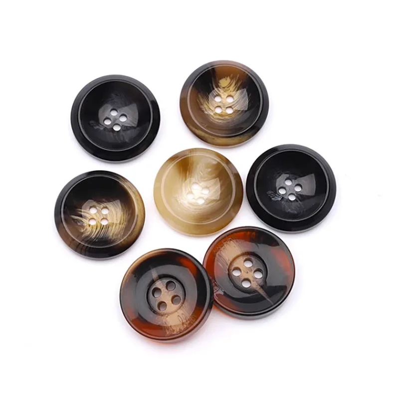 Wholesale High Quality Colorful 4 Holes Plastic Resin Button For Diy ...