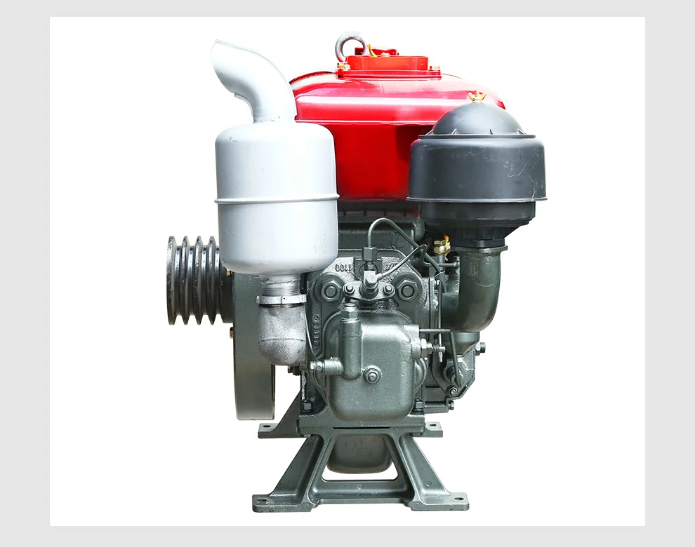 18 HP Hand-operated Single-cylinder Water-cooled Agricultural diesel ...