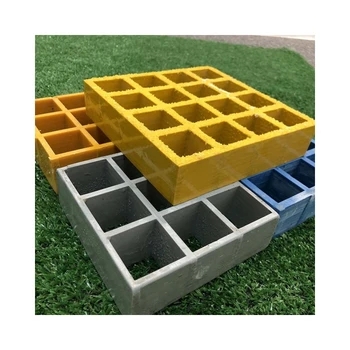 Fiberglass Reinforced Plastic Gratings / Grp / Frp Mesh Grid Frp ...