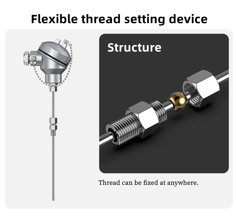 WRNK-131 High Temperature Industrial Thermocouple Assembly