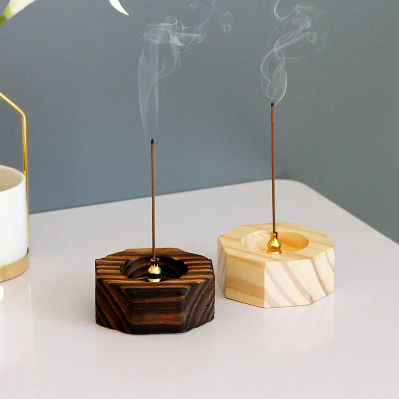 Retro Natural Wood Small Incense Stick Burner Middle East Arab Home ...