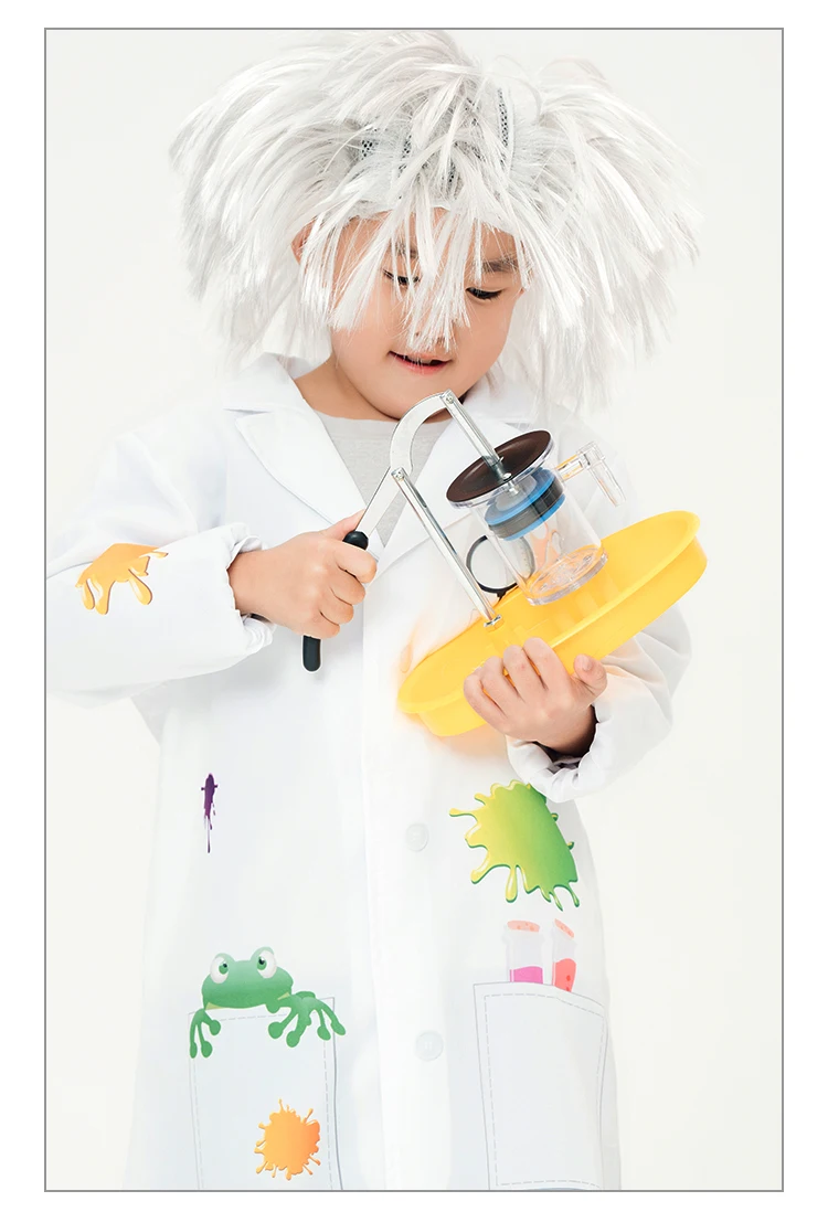 Kids Mad Scientist Pro Dress-up Costume Set Halloween Kindergarten ...