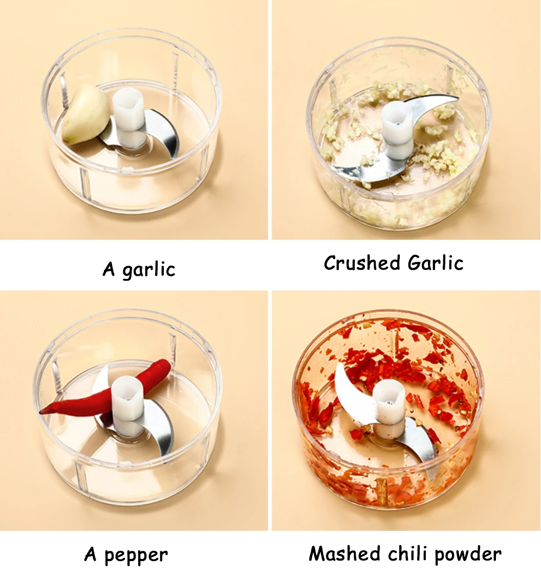 Hand Pull String Manual Food Chopper - Efficient Cutting