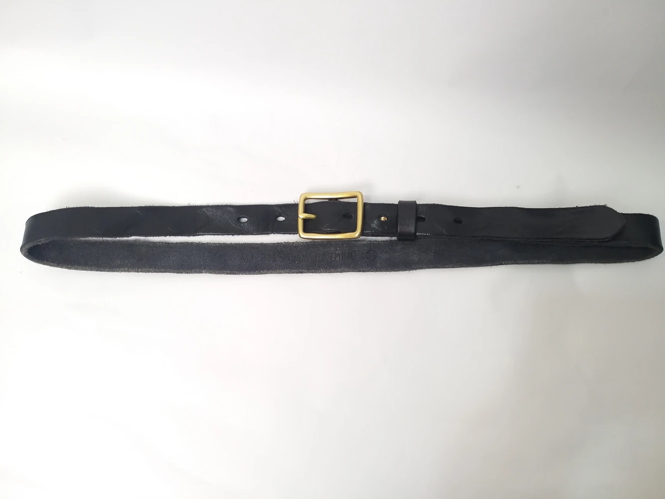 Y2k Vintage Beltr Full Grain First Layer Cowhide Circle Copper Pin ...