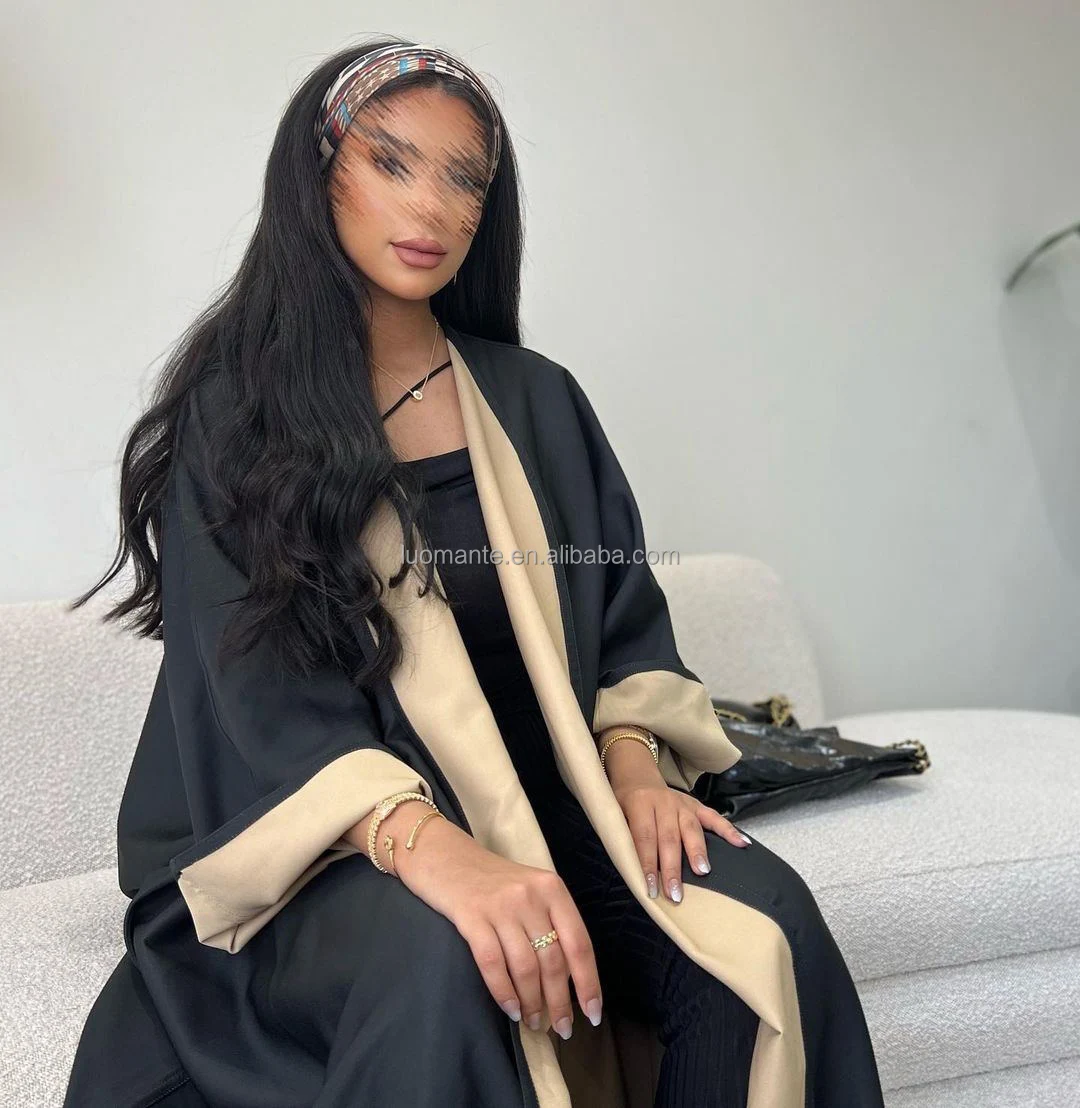 Abaya Manufacturer Islamic Custom Double Sided Abaya Modest Muslim Open ...