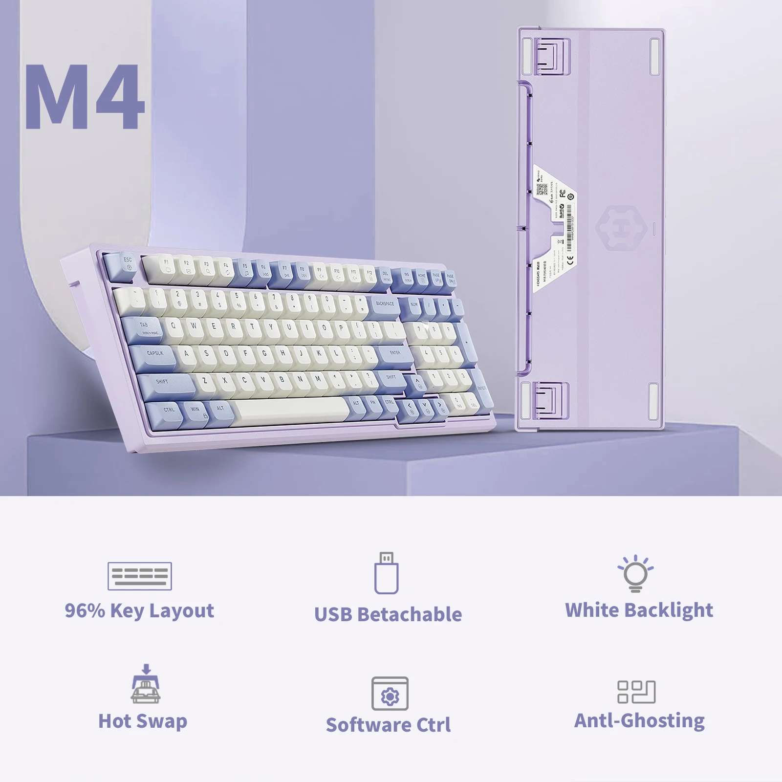 Customized Gaming Mechanical Keyboard Usb Wired Rgb 60 Percent 75% Keys ...