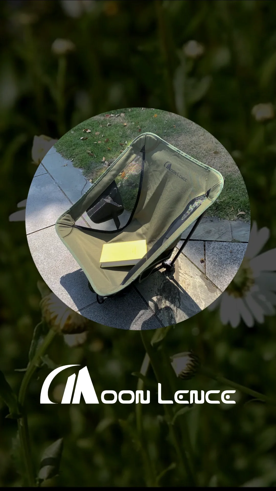 Moonlence Aluminum Lightweight Small Compact Folding Chairs Portable ...