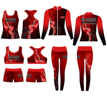 Different Colors Dance Studio Dance Team Practice Wear Cheer Tracksuits ...